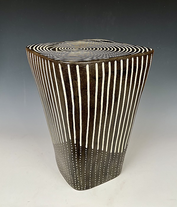 Drips Table by Larry Halvorsen (Ceramic Side Table) | Artful Home