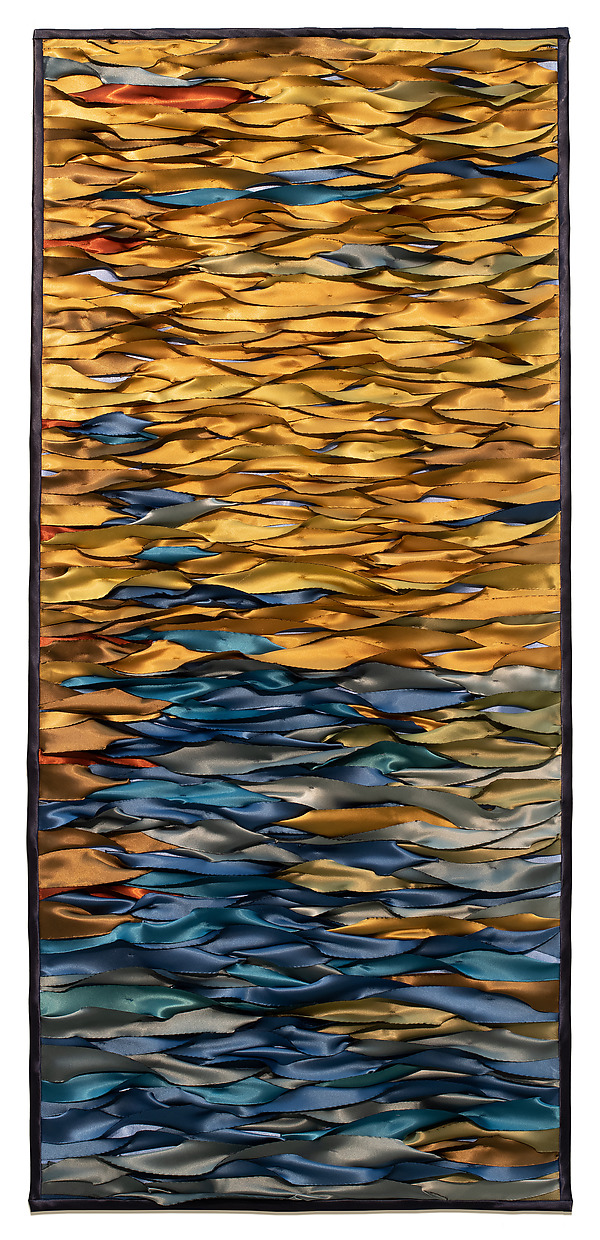 Reflecting Sea Banner by Tim Harding (Fiber Wall Hanging) | Artful Home