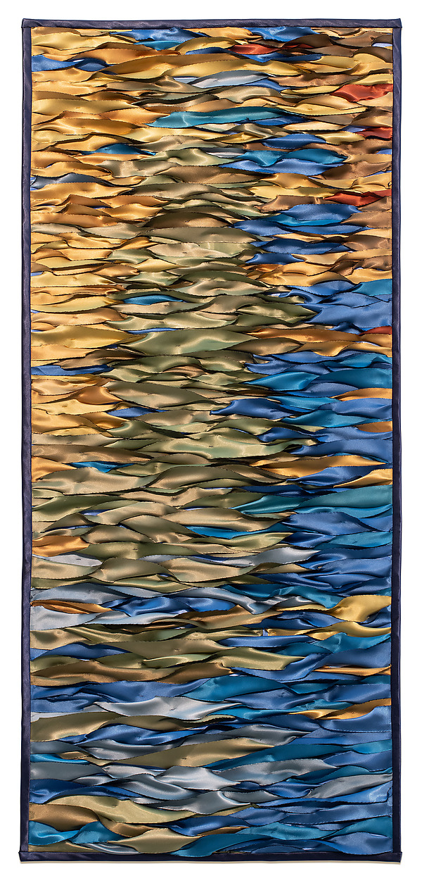 Reflecting Sea Banner II by Tim Harding (Fiber Wall Hanging) | Artful Home