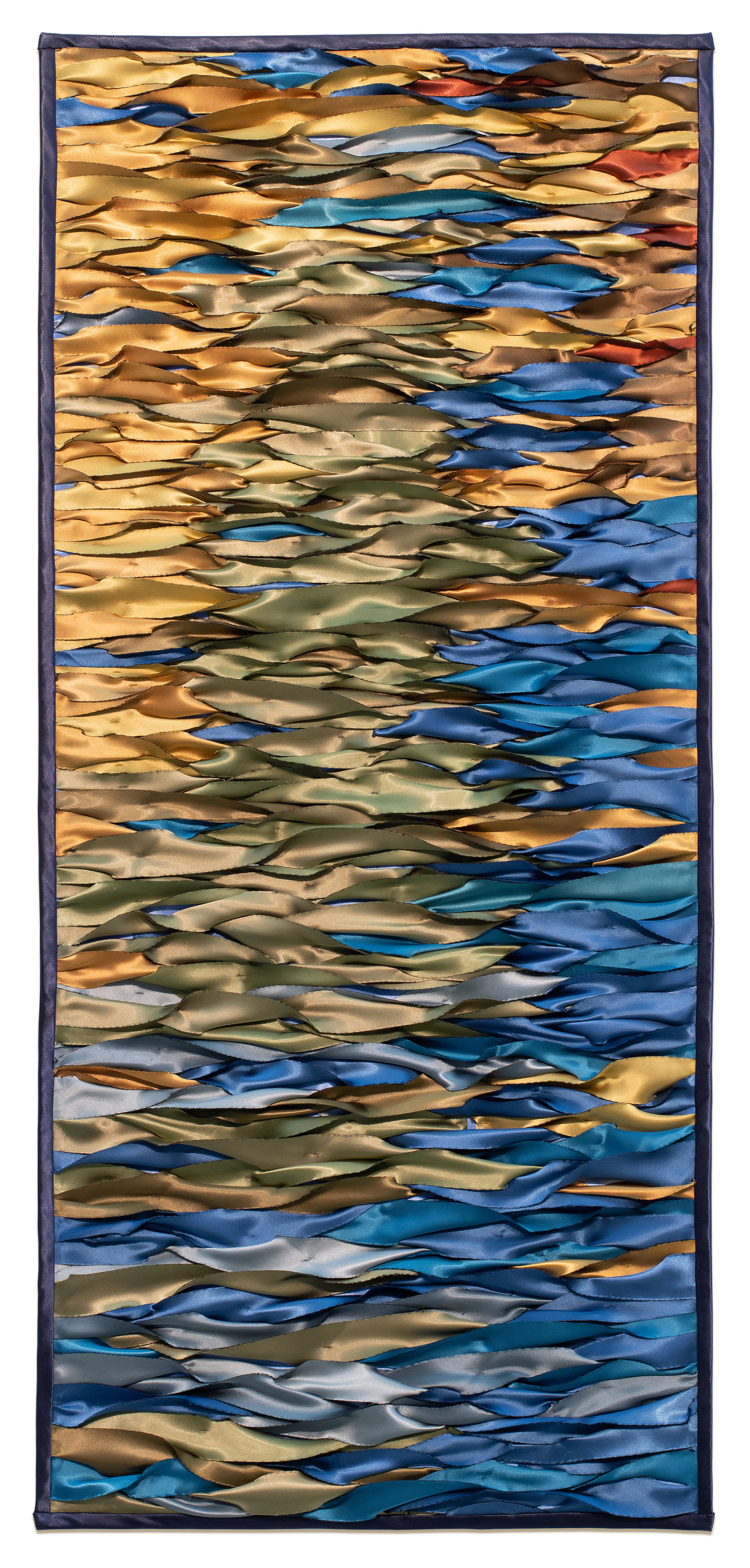 Reflecting Sea Banner II by Tim Harding (Fiber Wall Hanging) | Artful Home