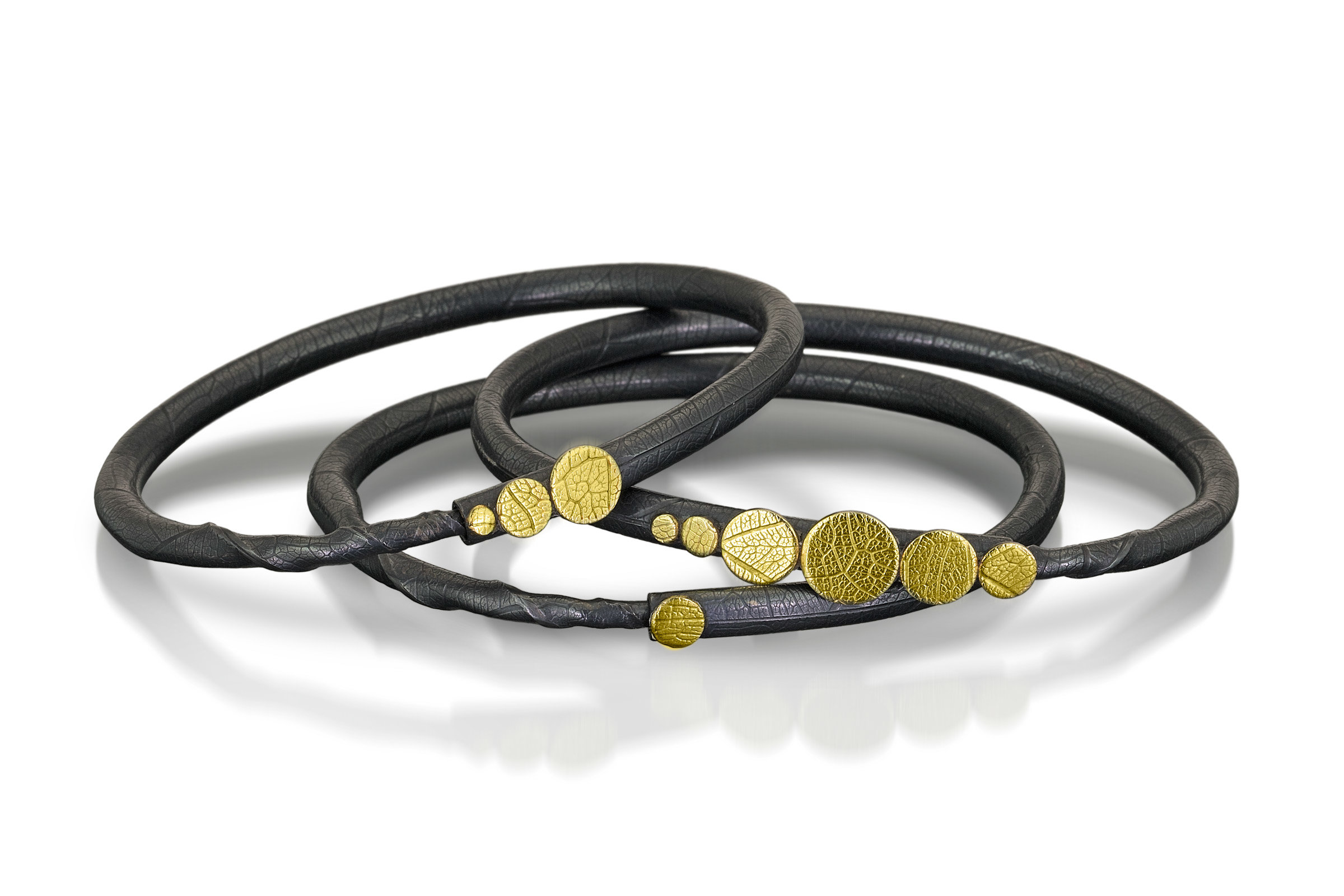 Stepping Stone Path Bracelets by Christine Mackellar (Gold & Silver ...