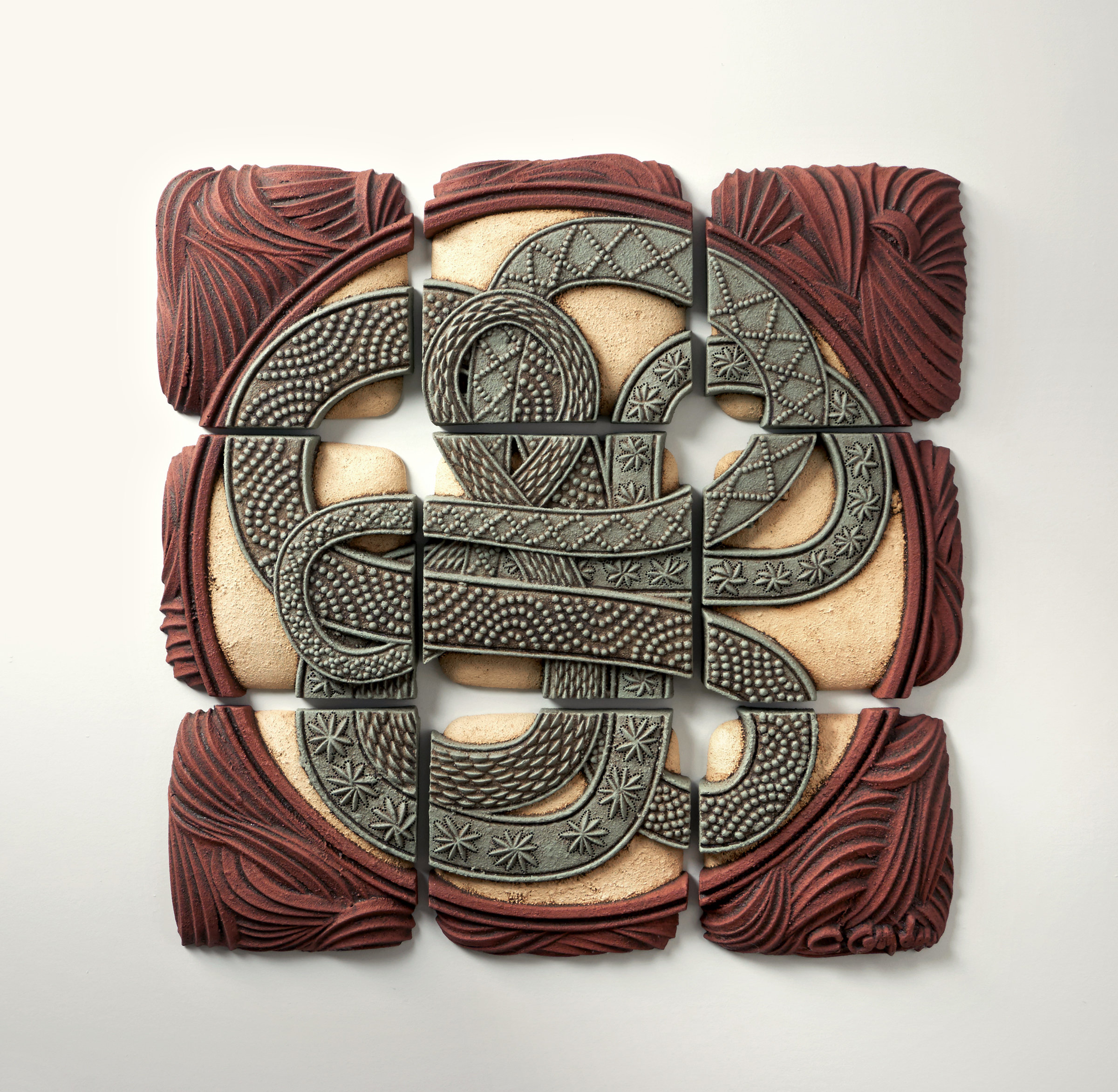 Infinity Squared by Christopher Gryder (Ceramic Wall Sculpture ...