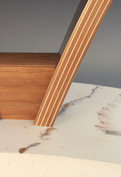 Bridge Table by Derek Secor Davis (Wood Console Table) | Artful Home