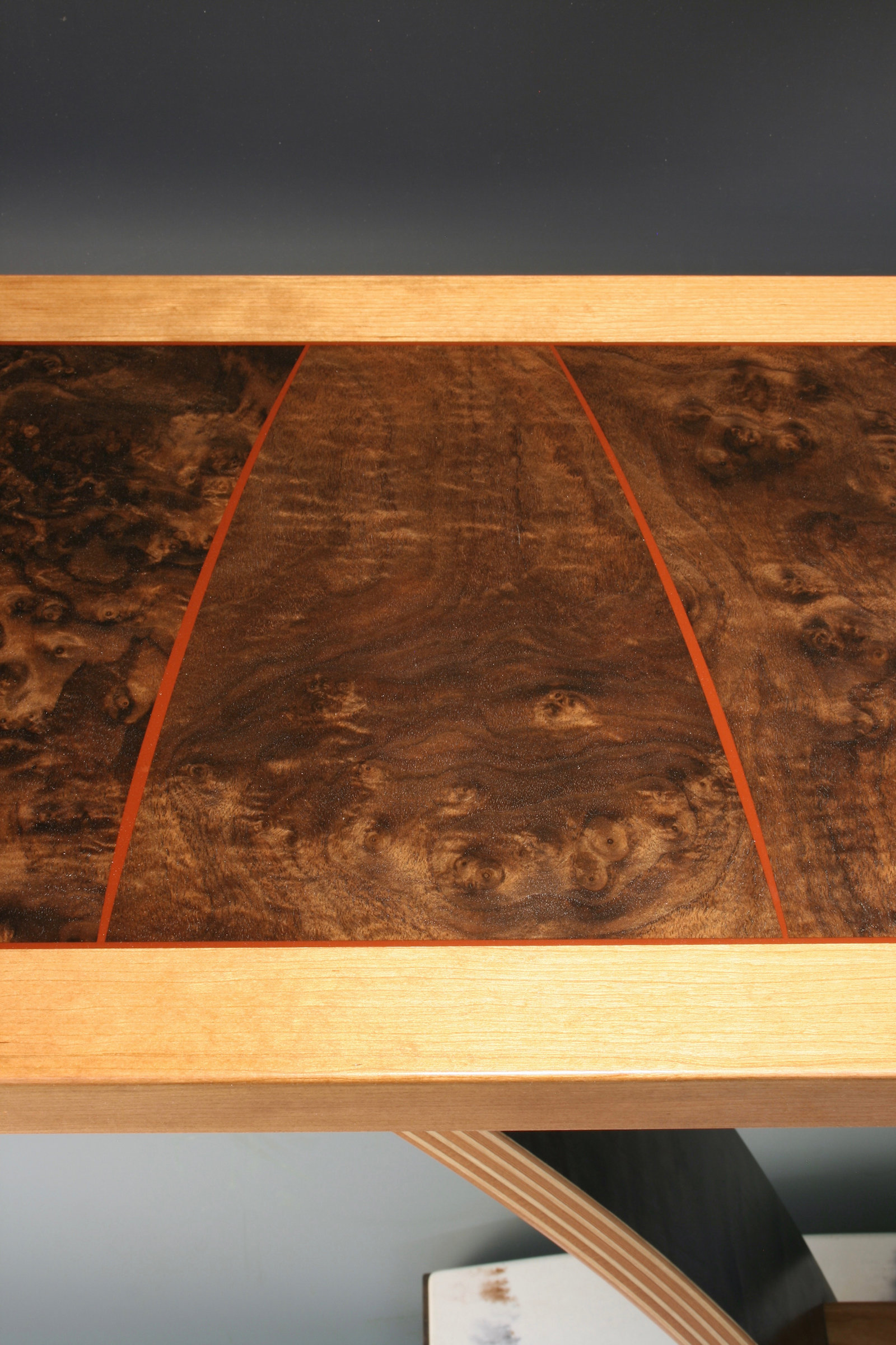 Bridge Table by Derek Secor Davis (Wood Console Table) | Artful Home