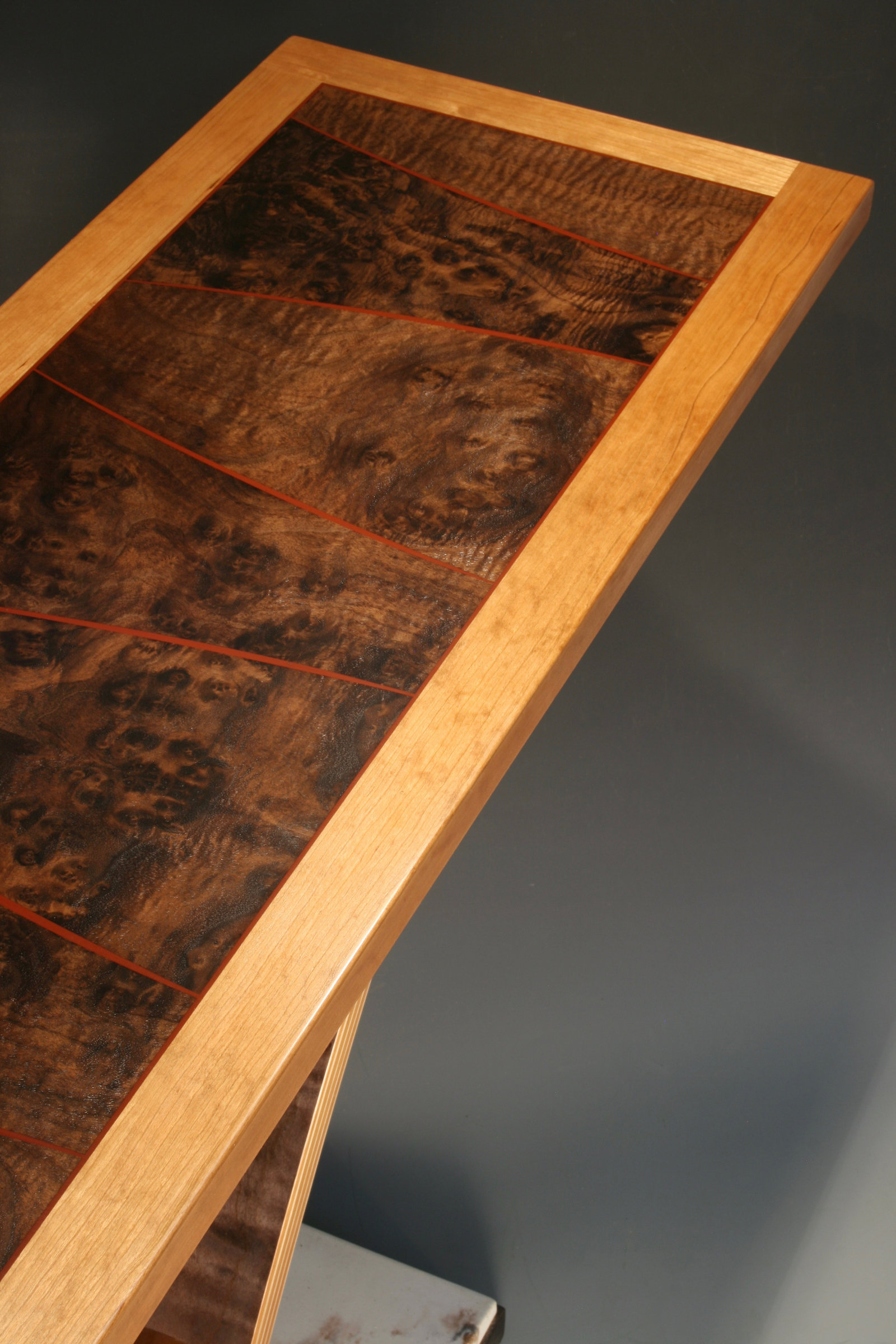 Bridge Table by Derek Secor Davis (Wood Console Table) | Artful Home