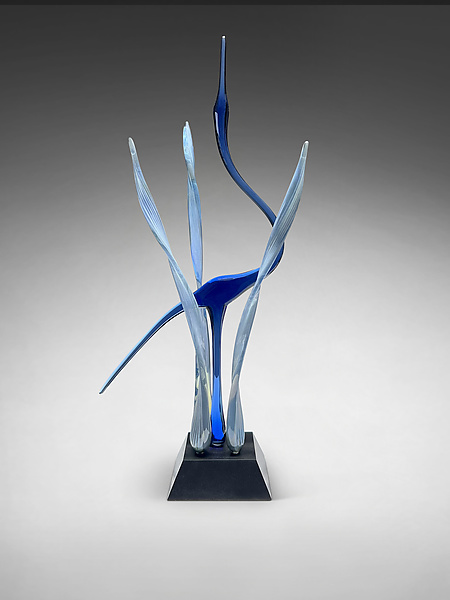 Great Blue Heron By Bryan Randa Art Glass Sculpture Artful Home