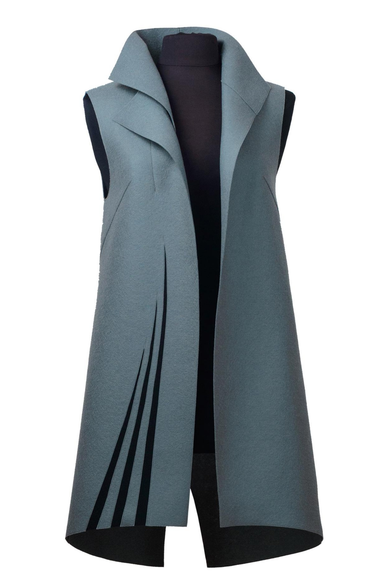 Feather Vest by Teresa Maria Widuch (Wool Vest) | Artful Home