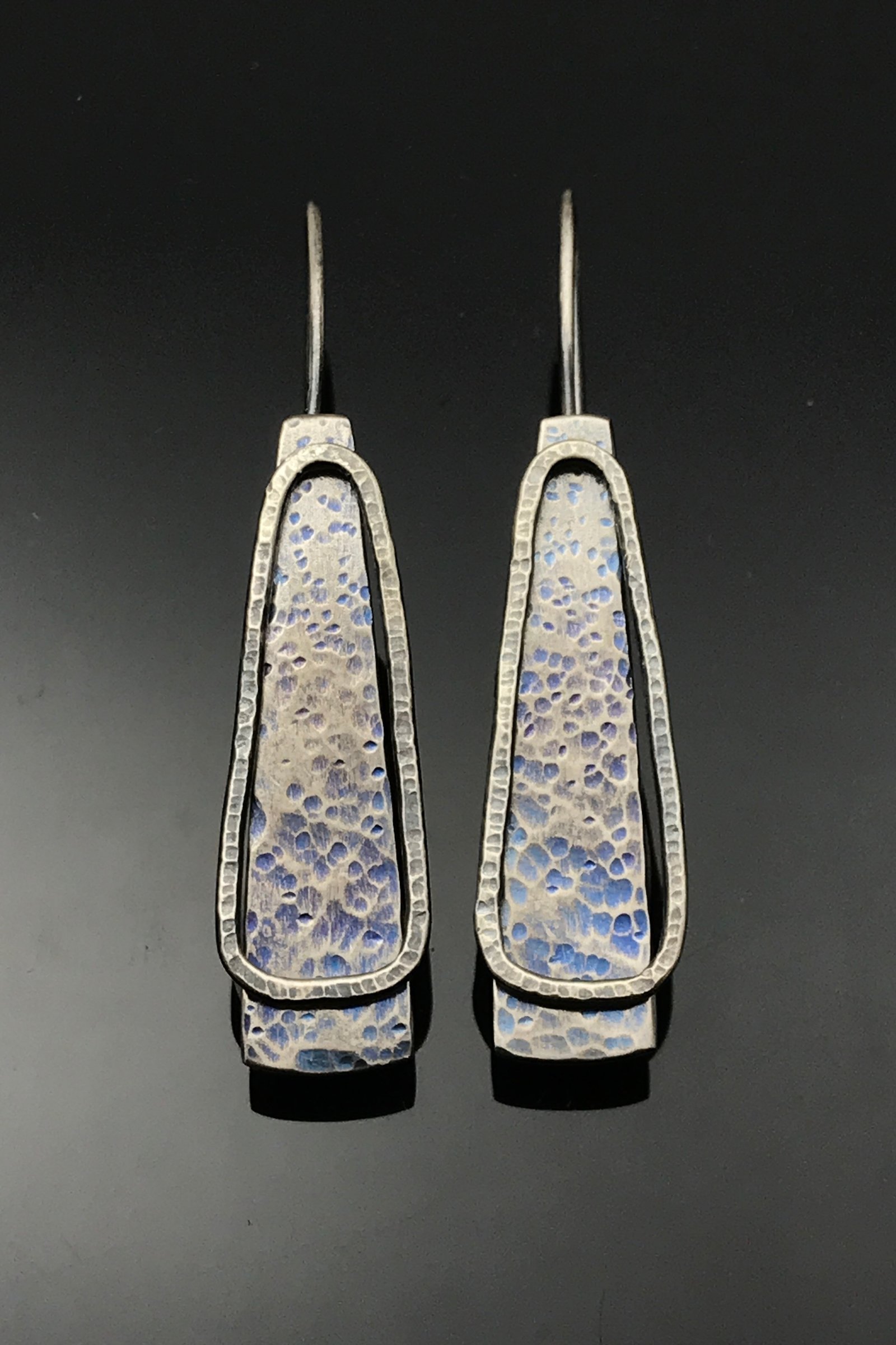 Silhouettes Earrings IV by Tavia Brown (Silver Earrings) | Artful Home