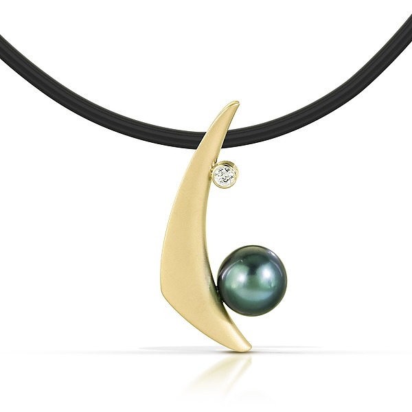Parker-Haley Necklace by Britt Anderson (Pearl & Stone Necklace ...