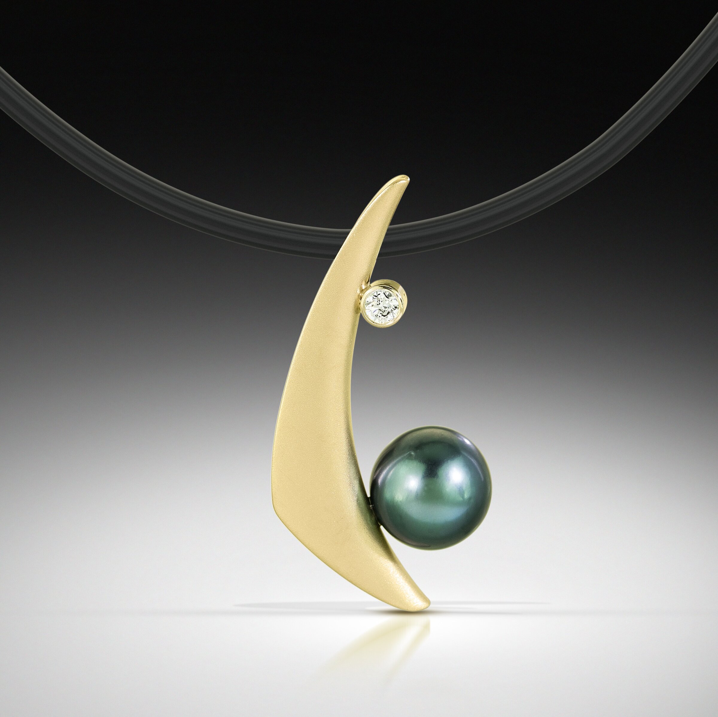 Parker-Haley Necklace by Britt Anderson (Pearl & Stone Necklace ...