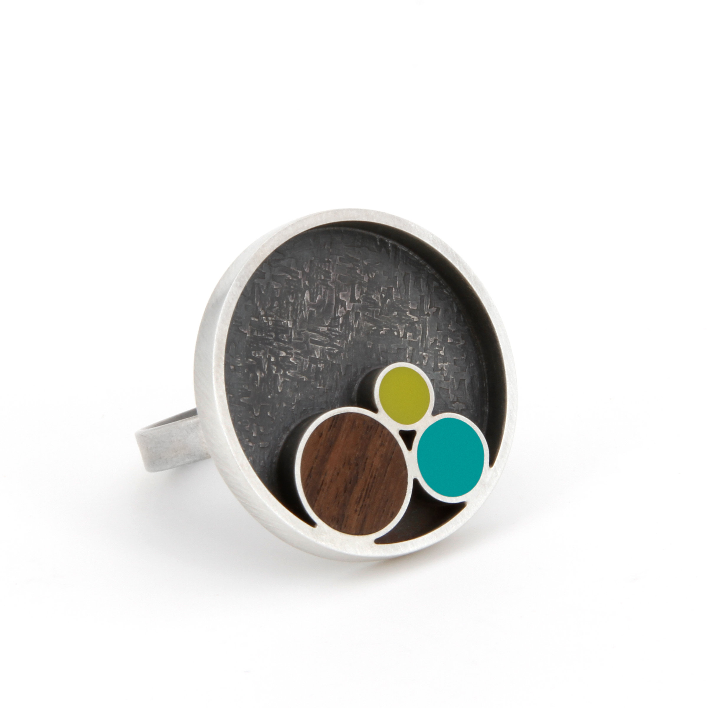 Nest Large Round Ring by Matthew Smith (Silver Ring) | Artful Home