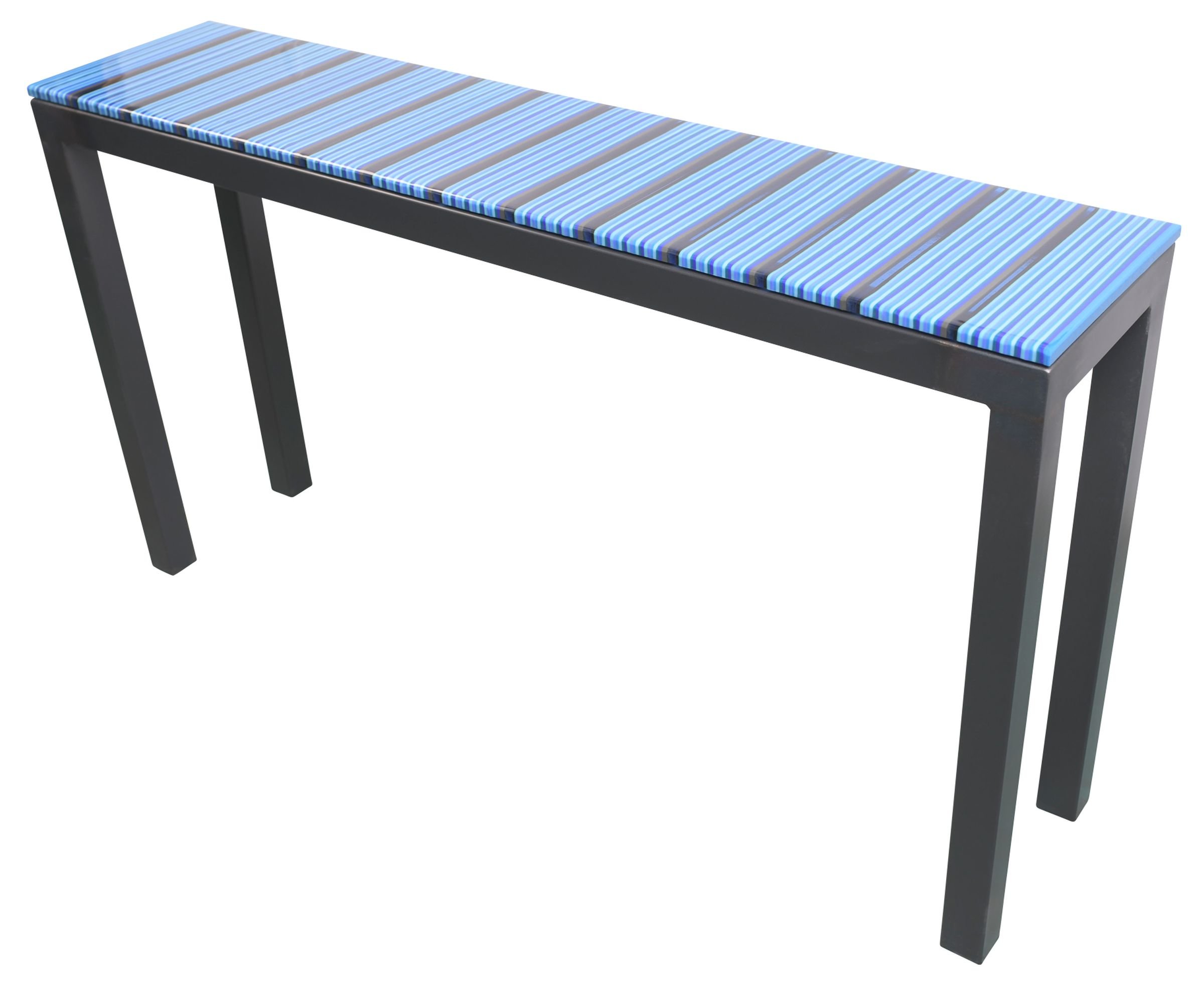 Hall Console Table by Helen Rudy (Art Glass Console Table) | Artful Home