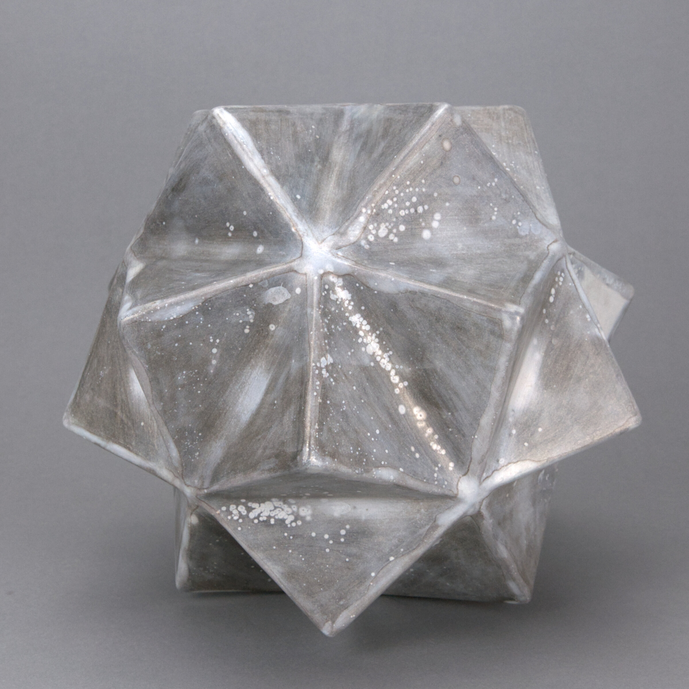 Graphite Stellated Sphere by Pierre Bounaud (Ceramic Sculpture ...