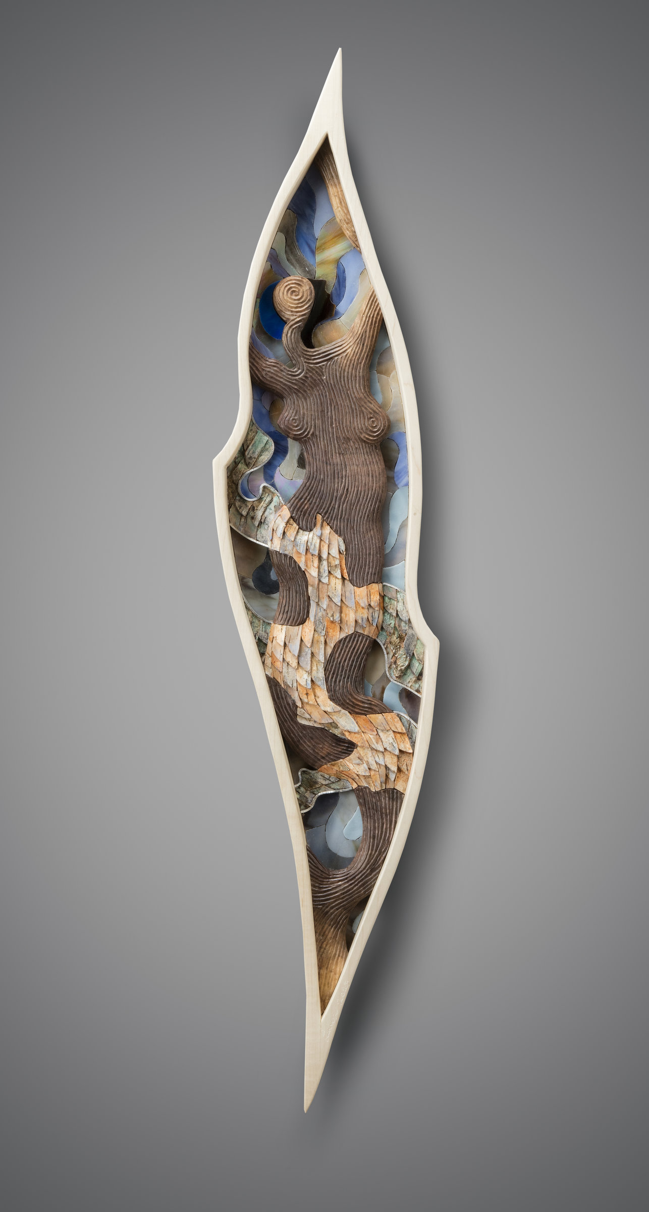 Selkie by Aaron Laux (Wood Wall Sculpture) | Artful Home
