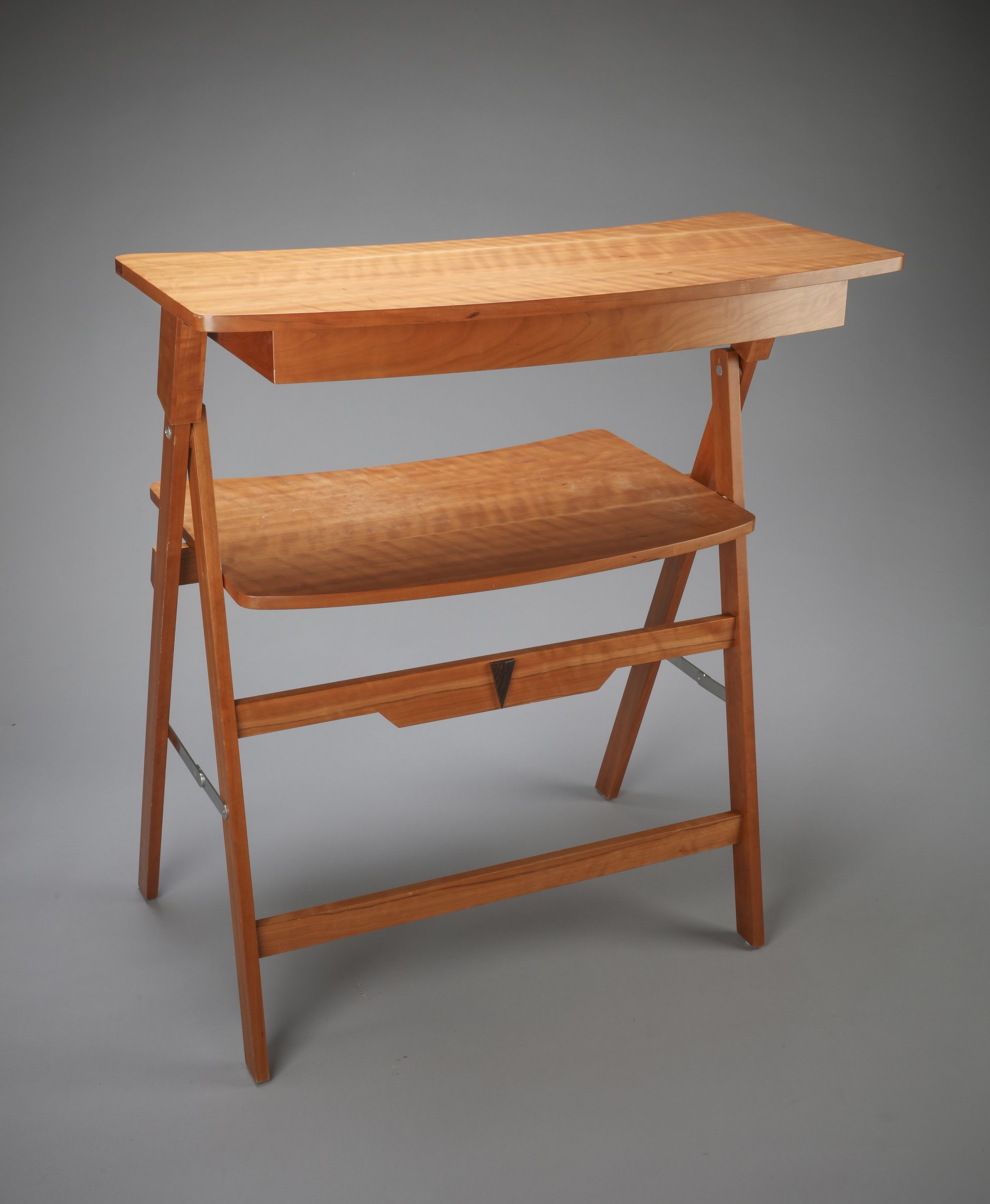 Adjustable Scissor Desk by Robert Krantz (Wood Desk) | Artful Home