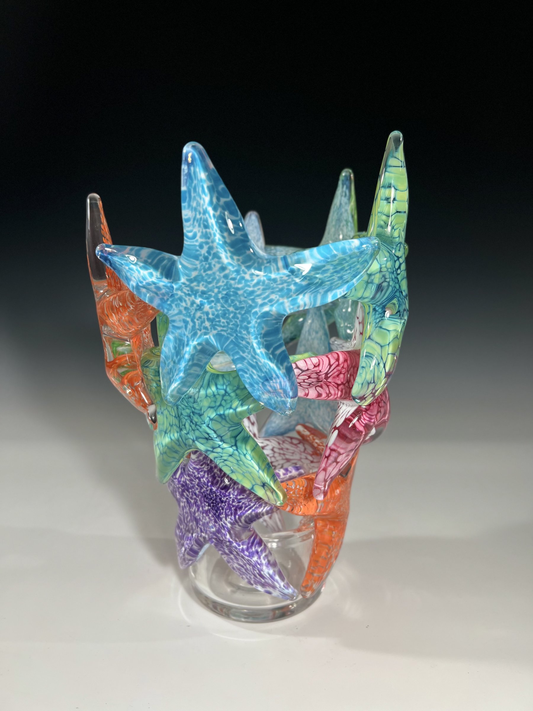 Starfish Cluster III by John Gibbons (Art Glass Sculpture) | Artful Home