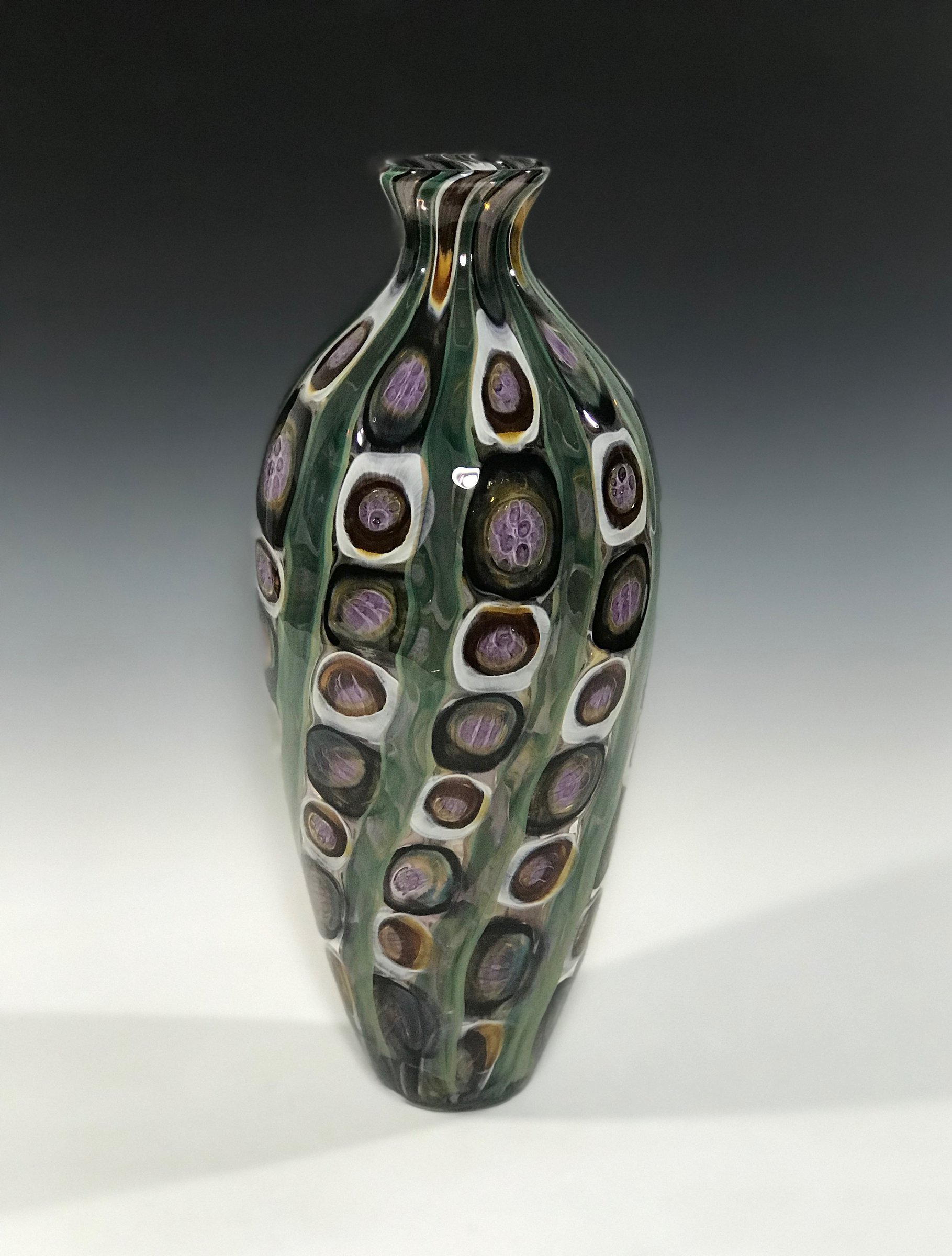 Barnacle Vase by John Gibbons (Art Glass Vase) | Artful Home
