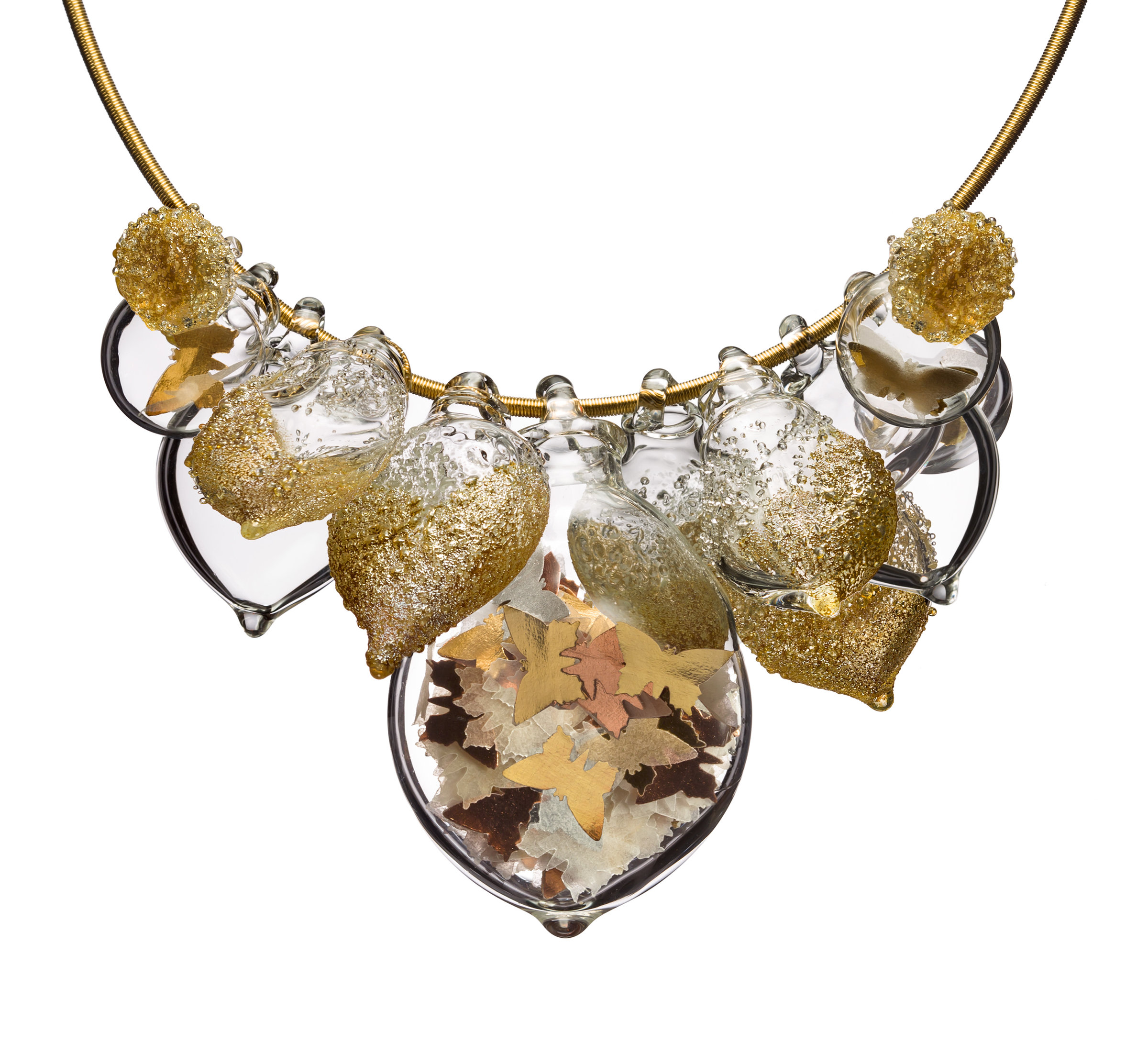 Sugarbaby Necklace by Melissa Schmidt (Art Glass Necklace) | Artful Home