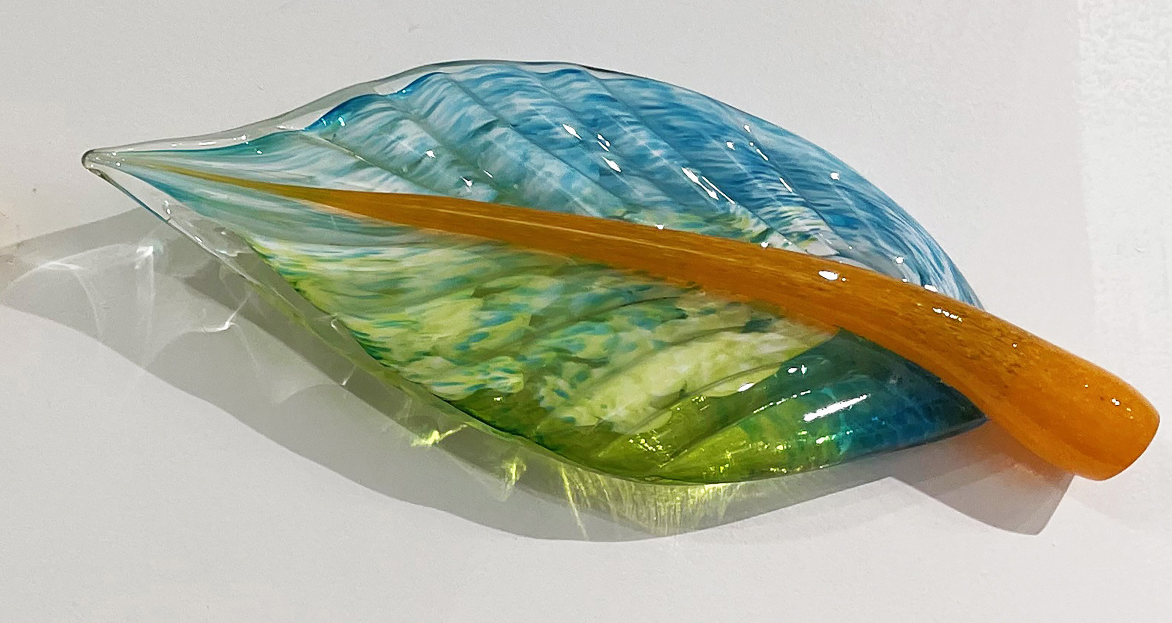 Leaf Triptych by Cristy Aloysi and Scott Graham (Art Glass Wall ...