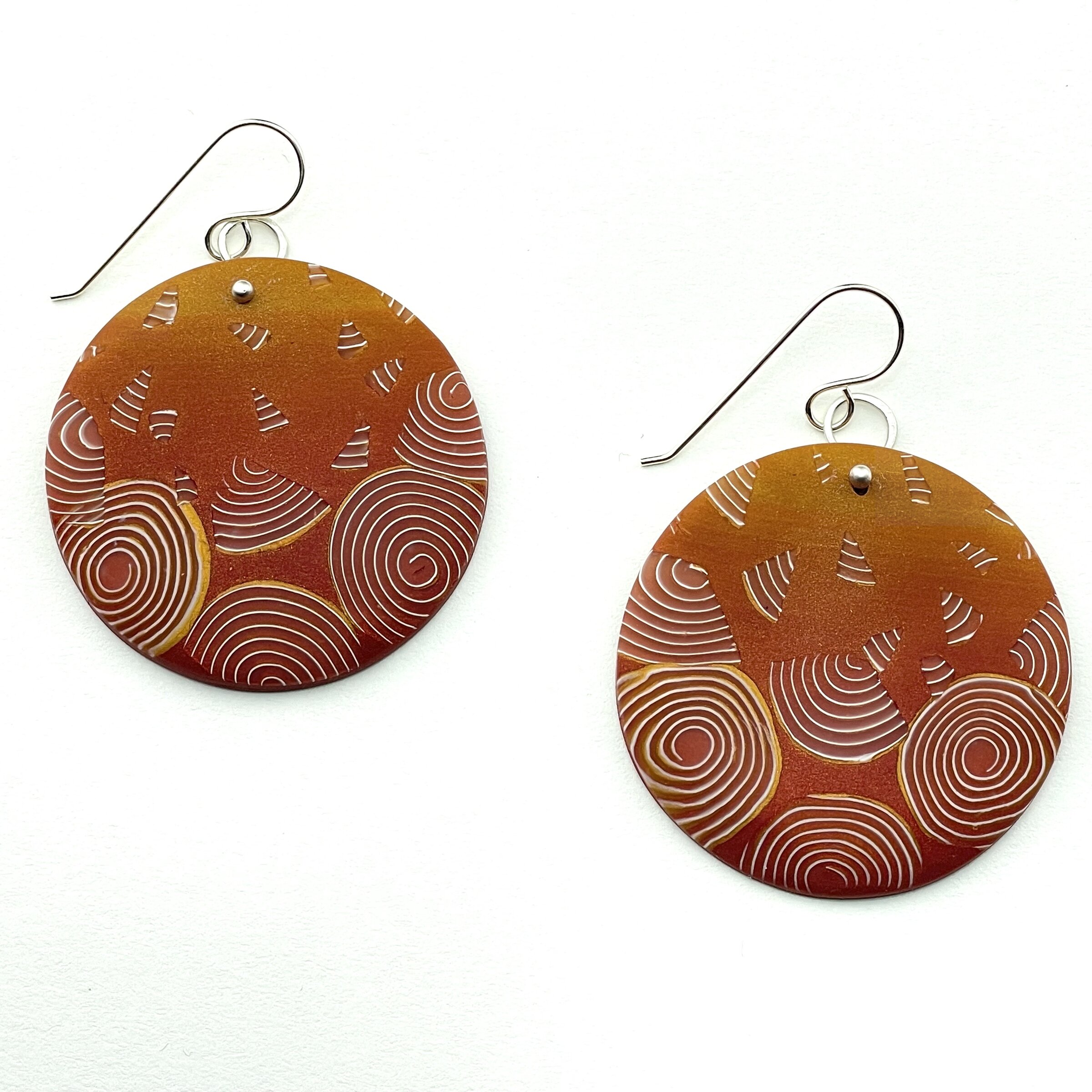 Bubble-Up Earrings by Bonnie Bishoff and J.M. Syron (Polymer Clay Earrings) | Artful Home
