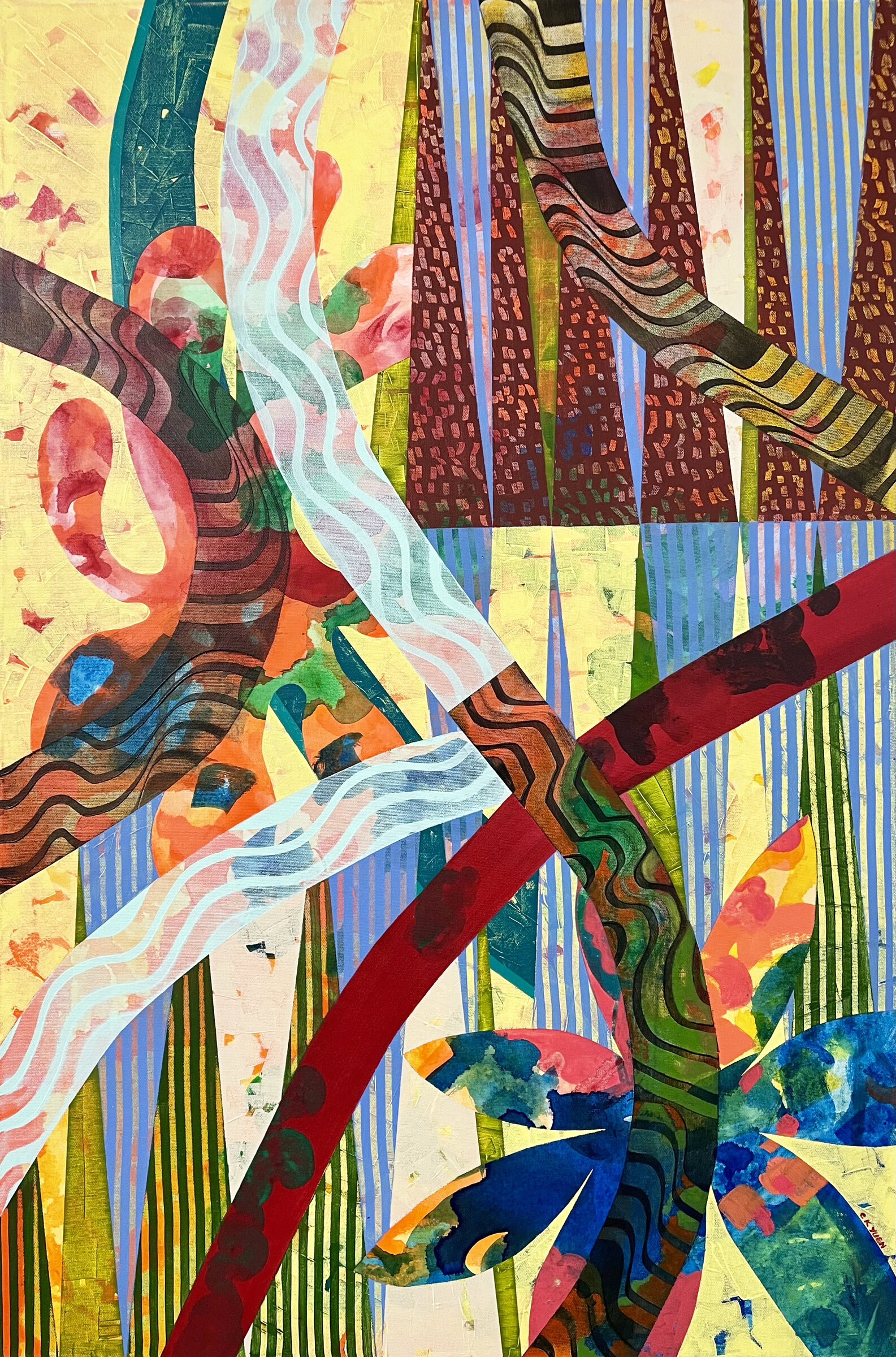 Feeling Lucky by Chin Yuen (Acrylic Painting) | Artful Home