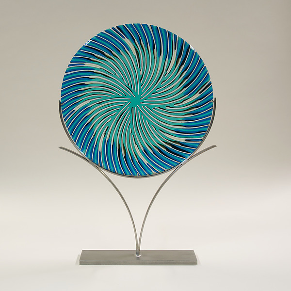 Dance of the Dolphins by Caryn Brown (Art Glass Sculpture) | Artful Home
