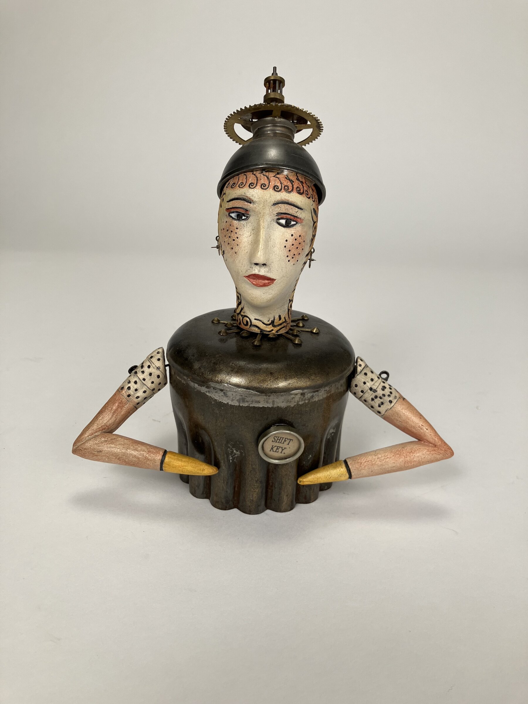 Shift Key by Valerie Bunnell (Mixed-Media Sculpture) | Artful Home