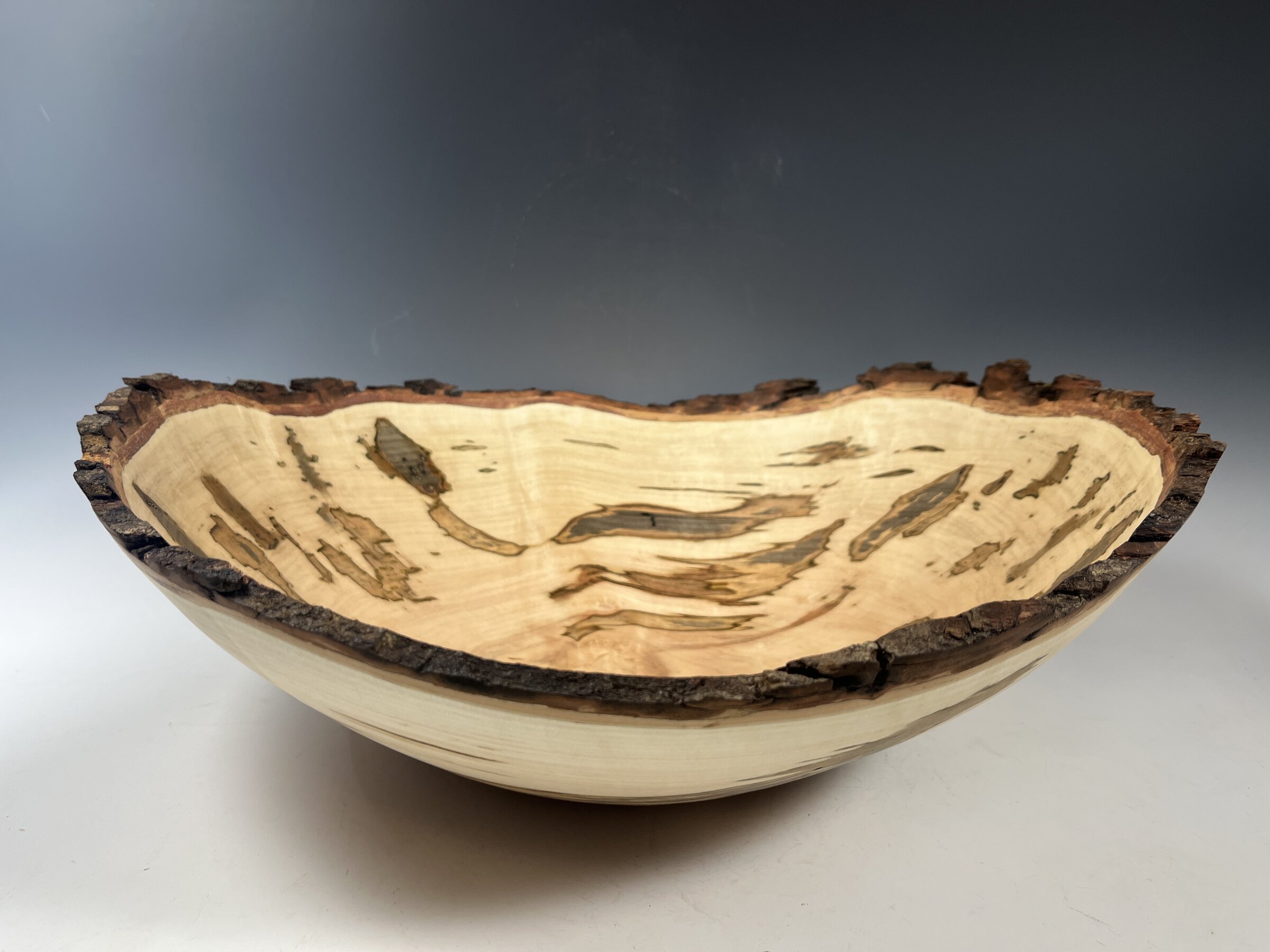 Natural Edge Ambrosia Maple Bowl by Steve Noggle (Wood Bowl) | Artful Home
