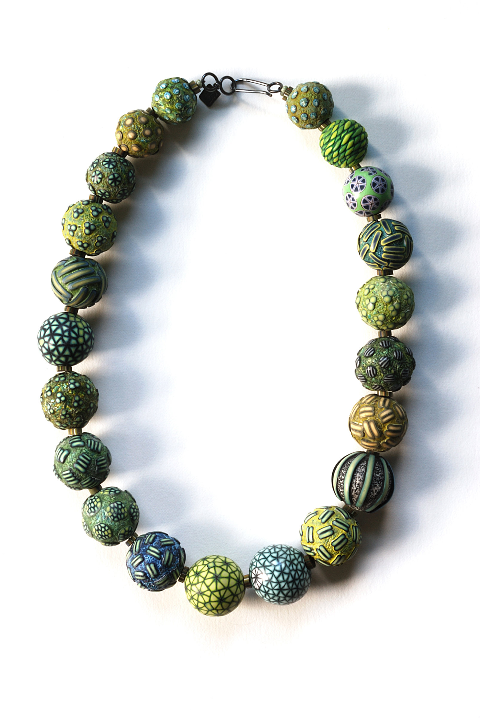 Big Bead Necklace #238 by David Forlano and Steve Ford (Polymer Clay ...