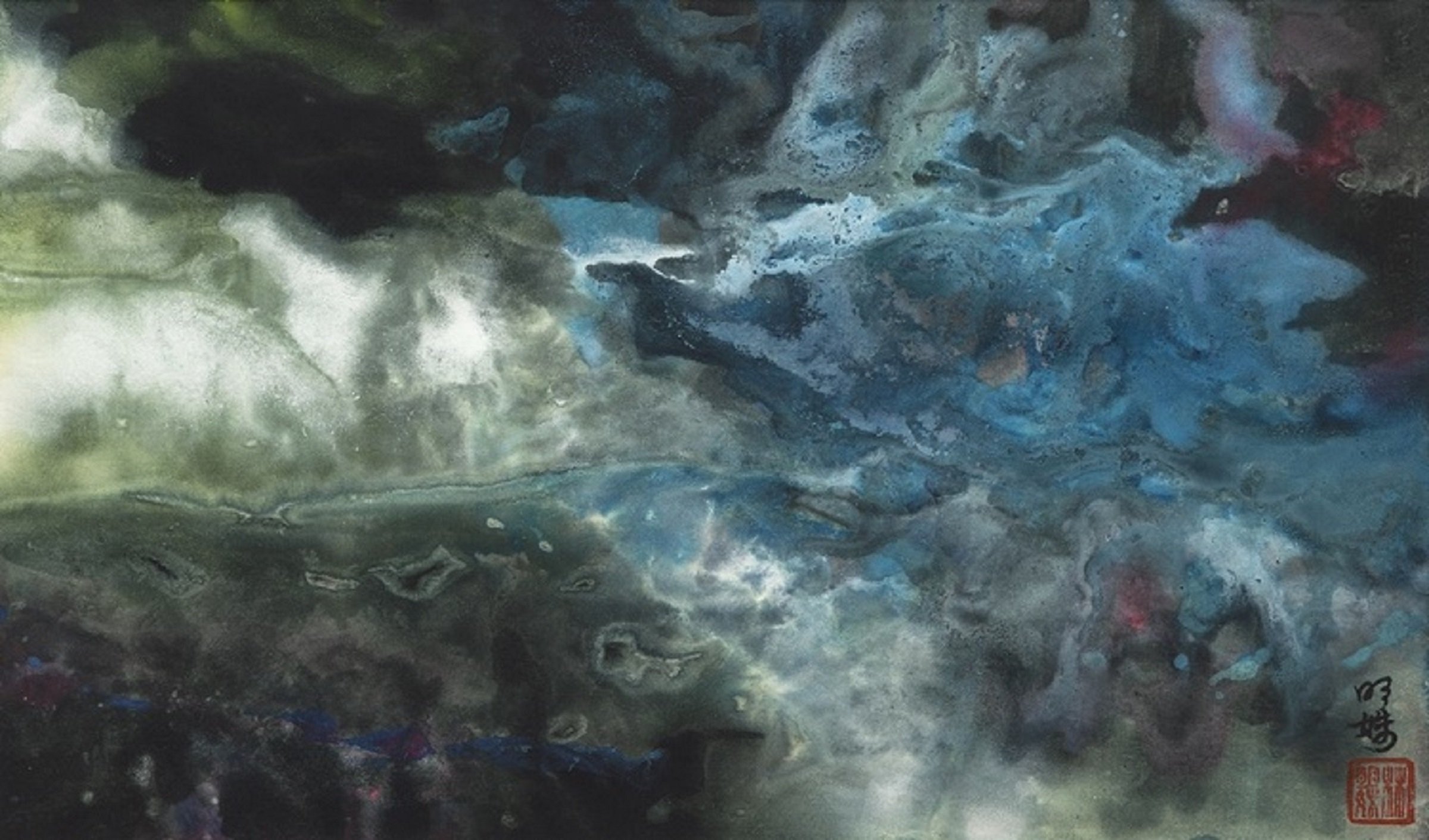 Rushing Water by Ming Franz (Watercolor Painting) | Artful Home