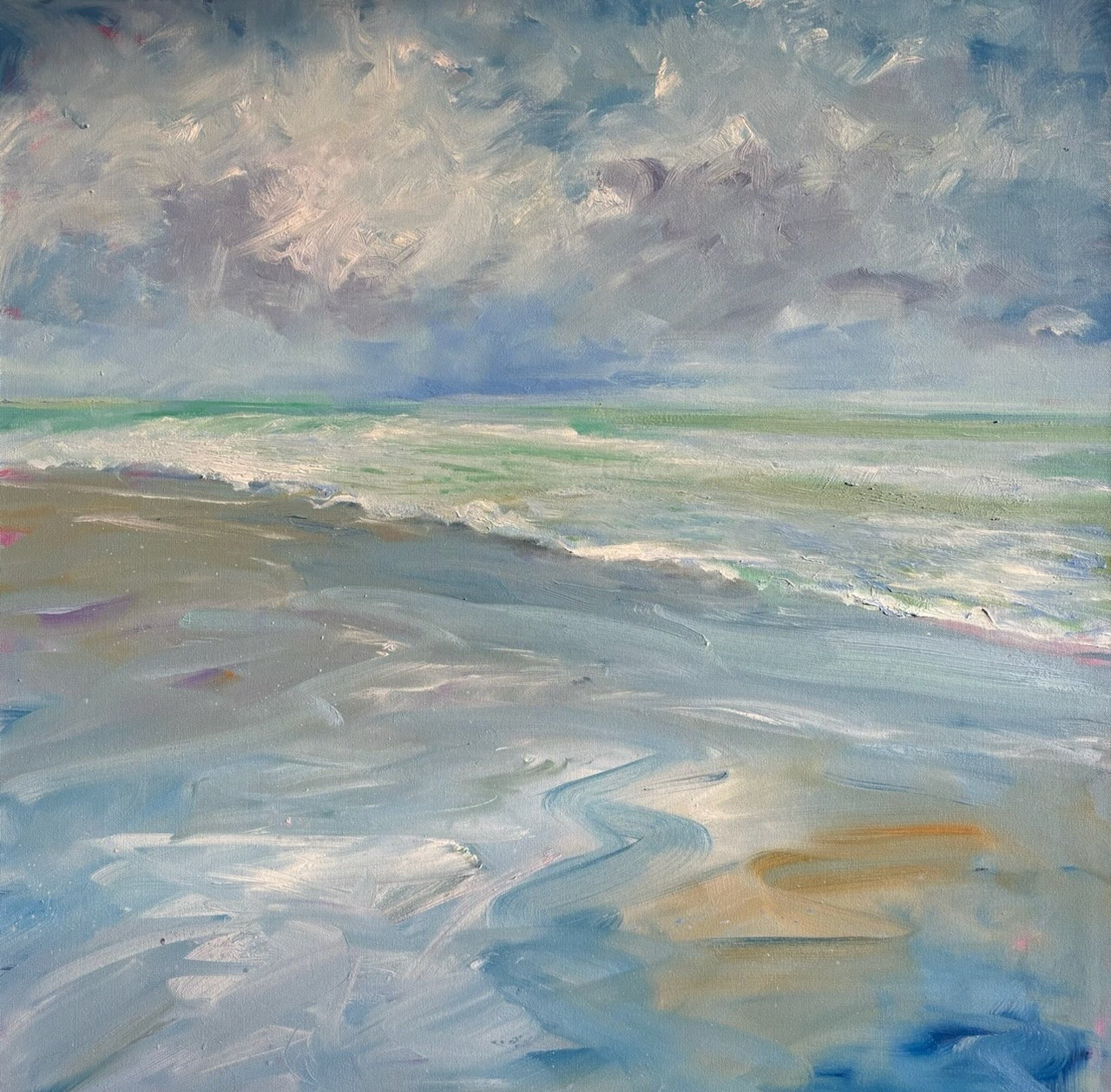 Where Sea Meets Sky by Catherine Picard-Gibbs (Oil Painting) | Artful Home