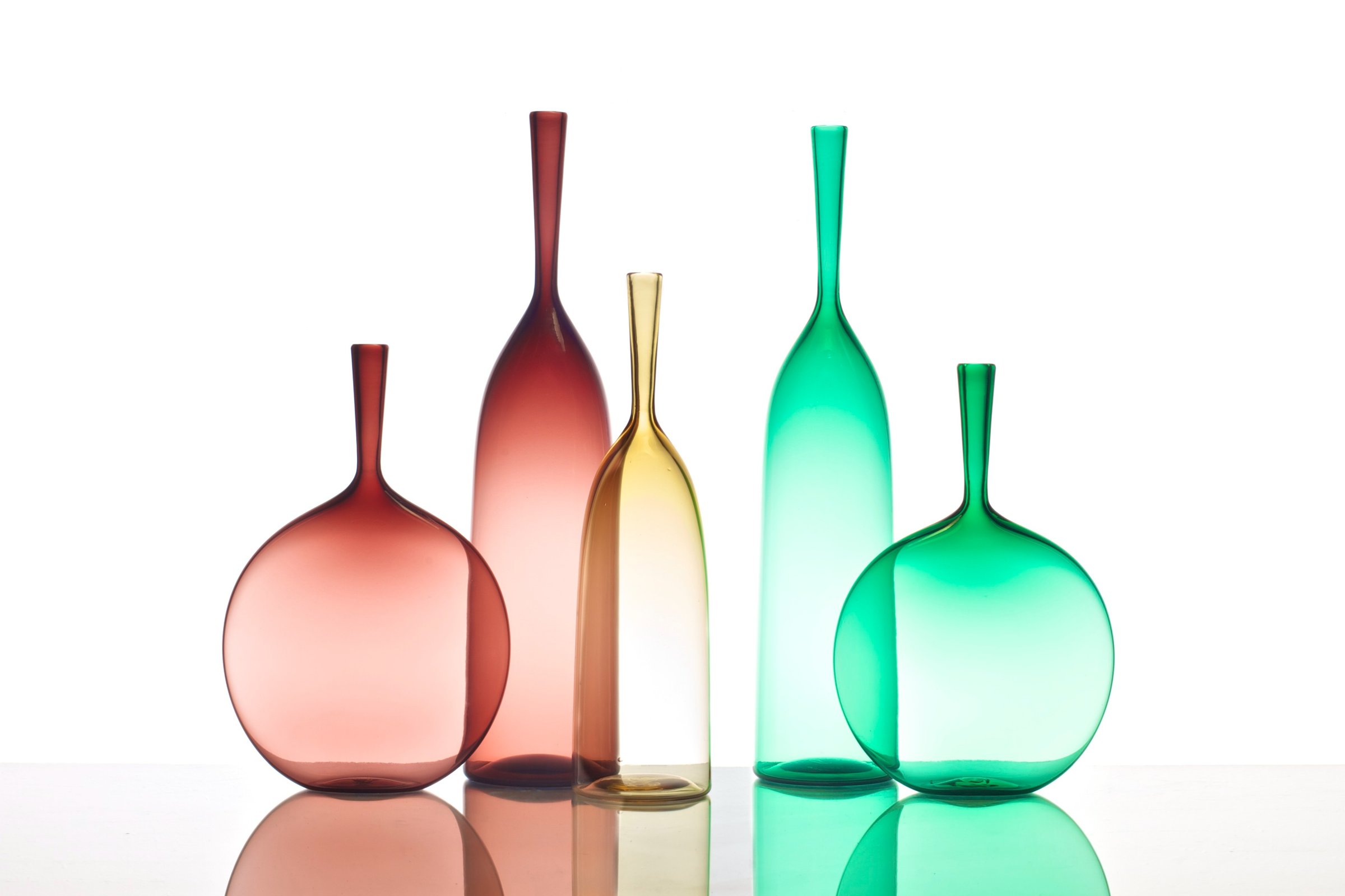 Angelic Bottle Collection II by Joe Cariati (Art Glass Vessels ...