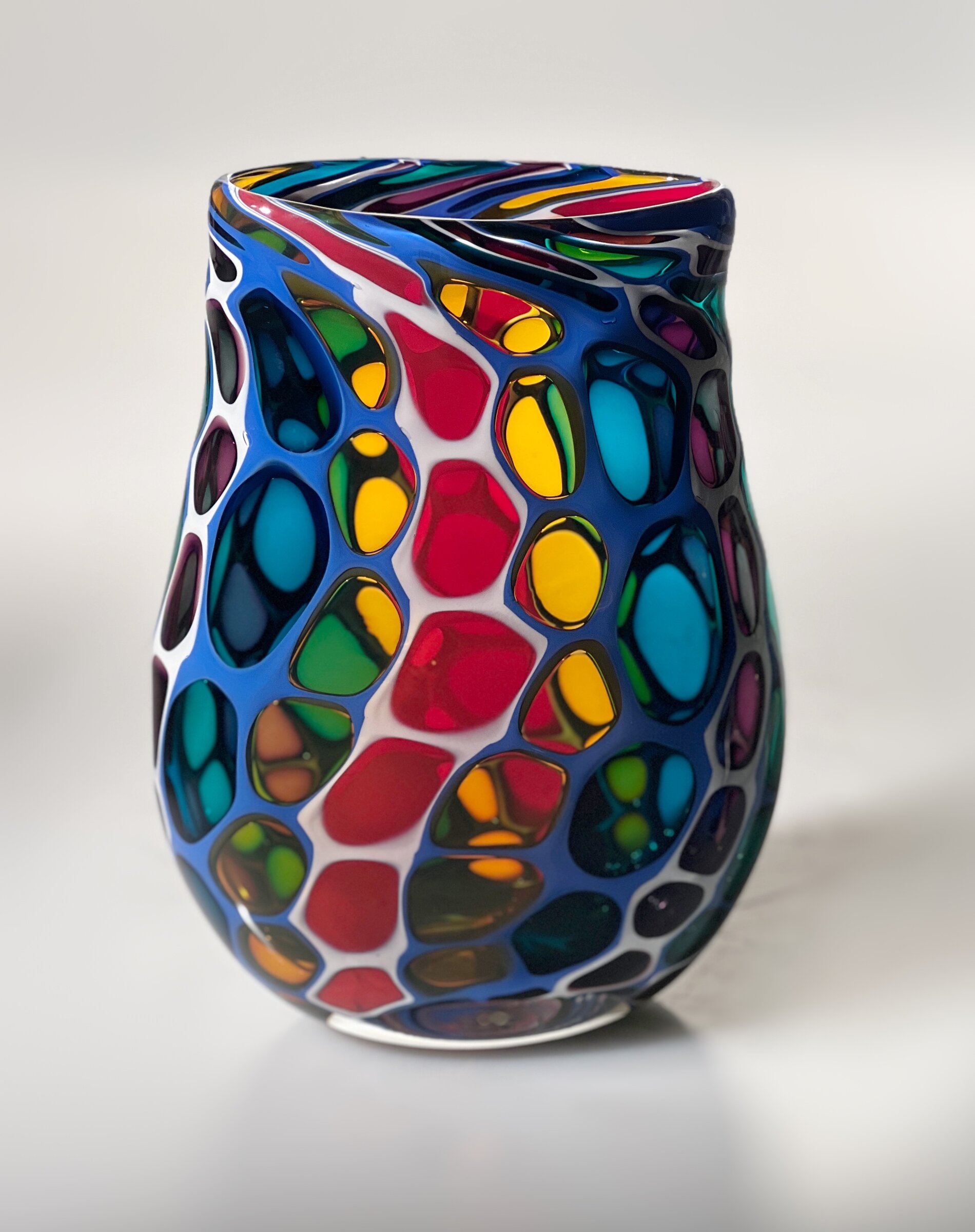 Small Spectrum Series IV by Jeremy Popelka (Art Glass Vase) | Artful Home