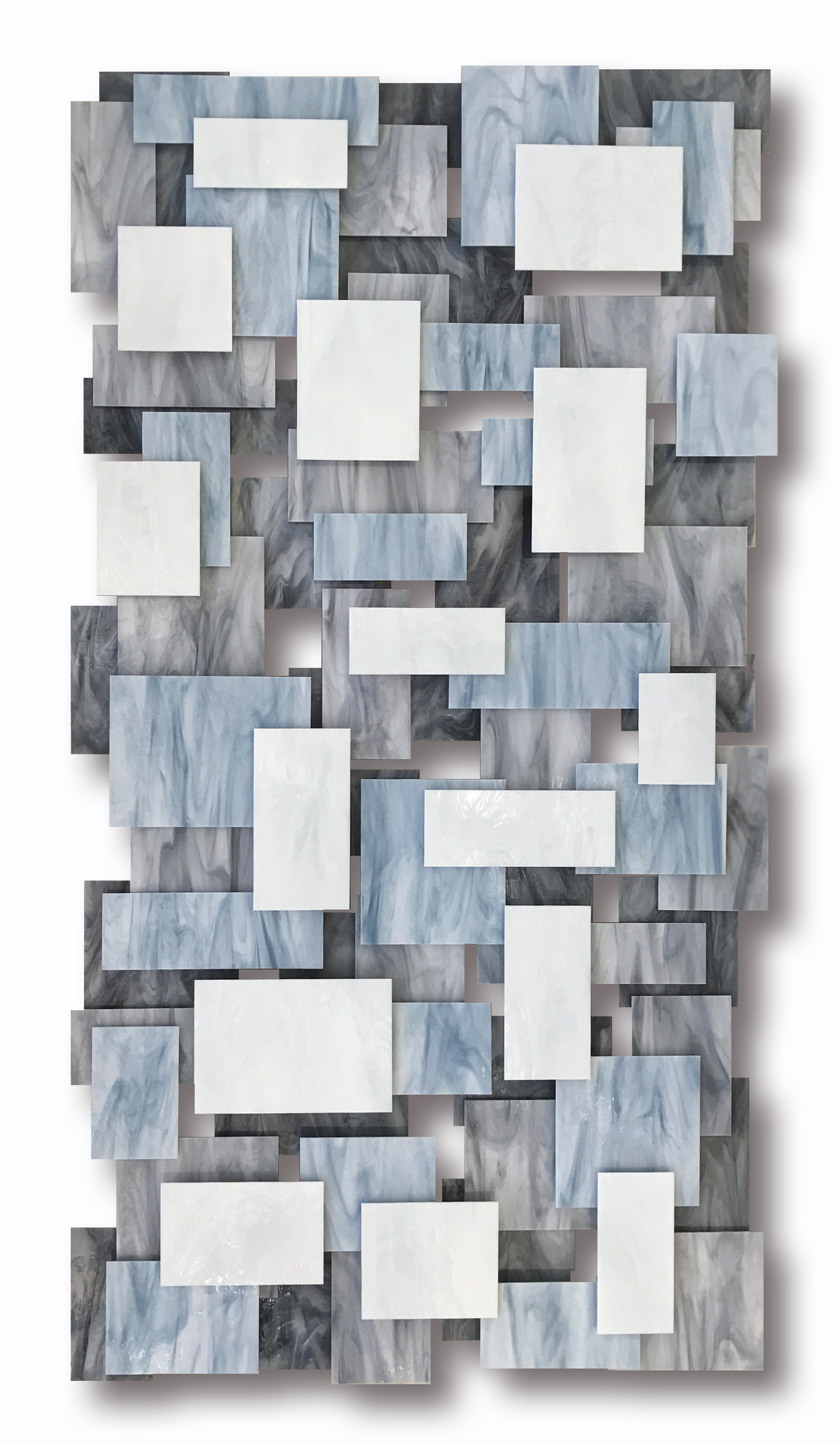 Glacial by Karo Martirosyan (Art Glass Wall Sculpture) | Artful Home