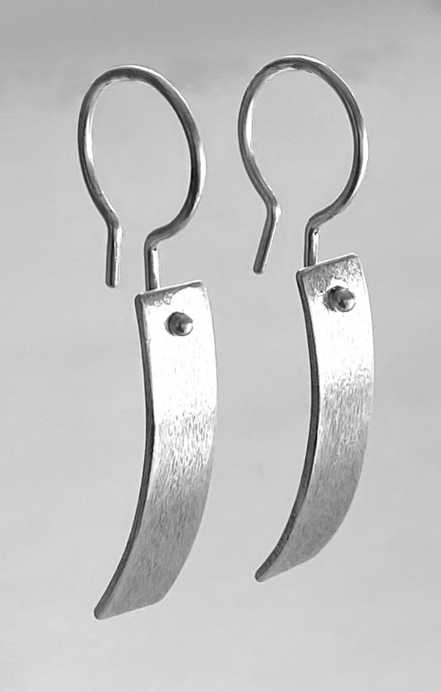 Hark Earrings by Sarah Mann (Silver Earrings) | Artful Home