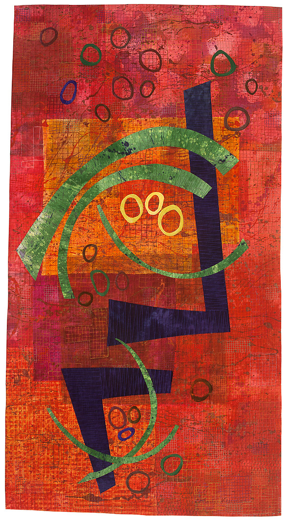 The In Crowd by Catherine Kleeman (Fiber Wall Hanging) | Artful Home