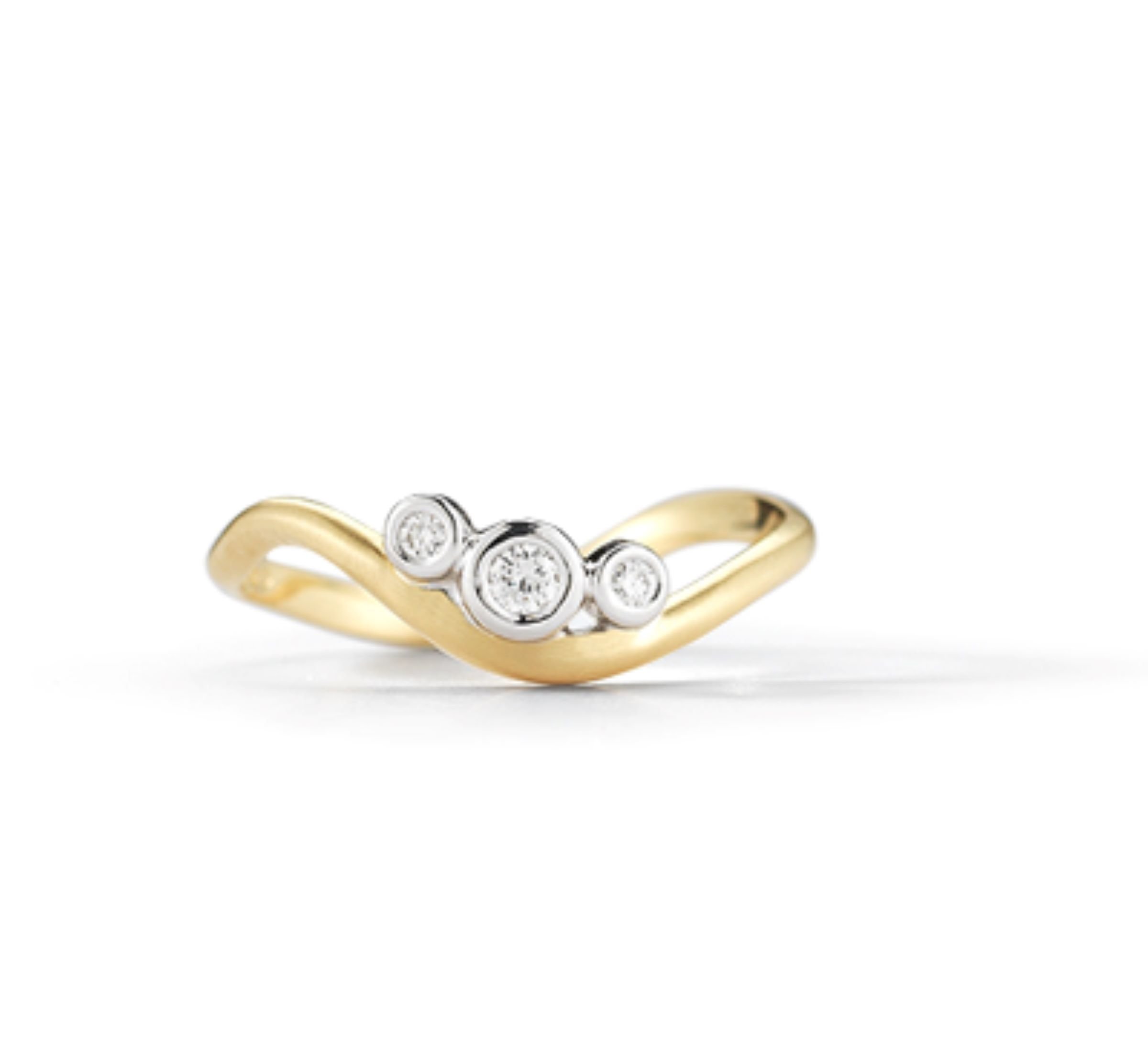 Scribble Trio Ring by David Melnick (Gold Ring) | Artful Home