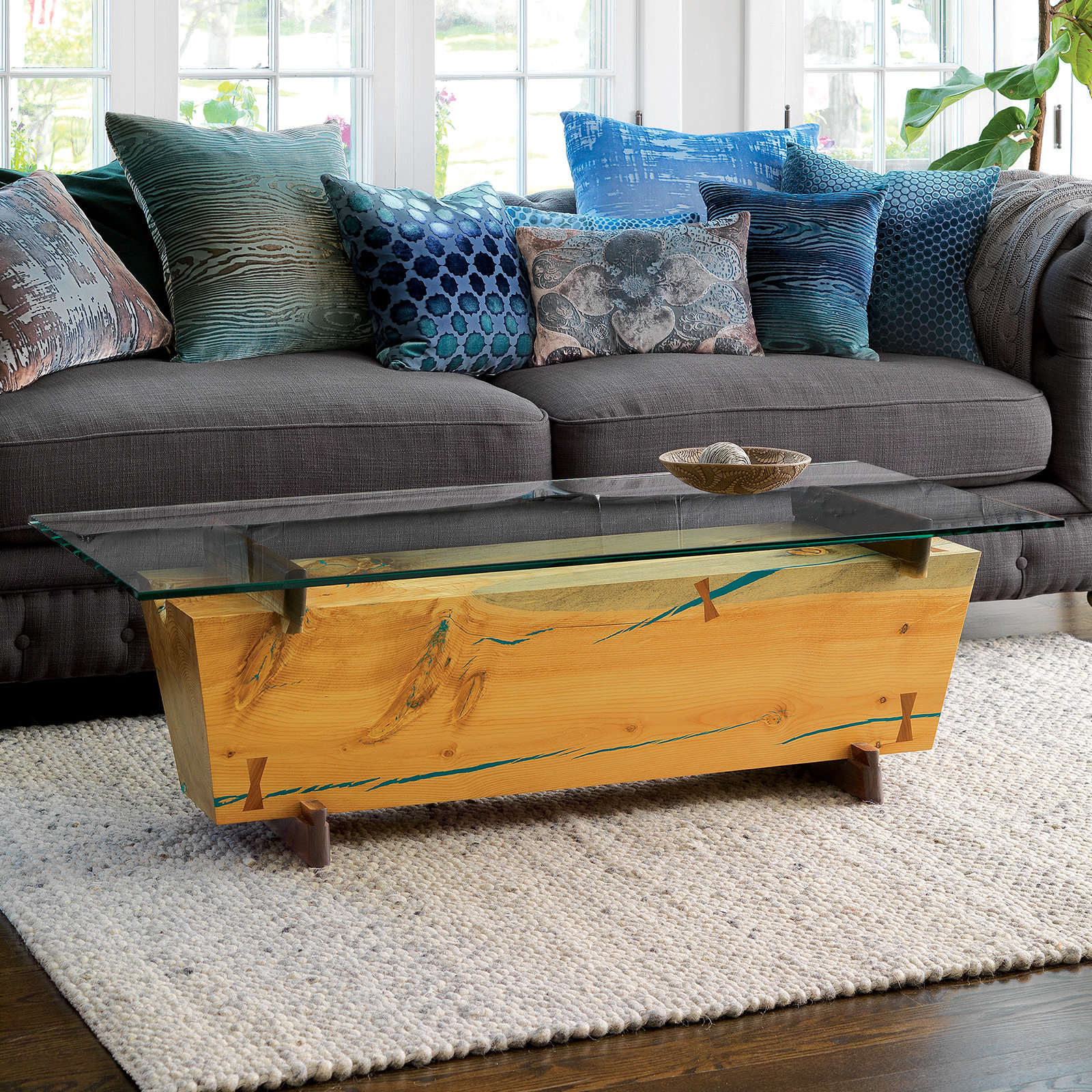 Beam Coffee Table by Craig Demmon (Wood Coffee Table) | Artful Home