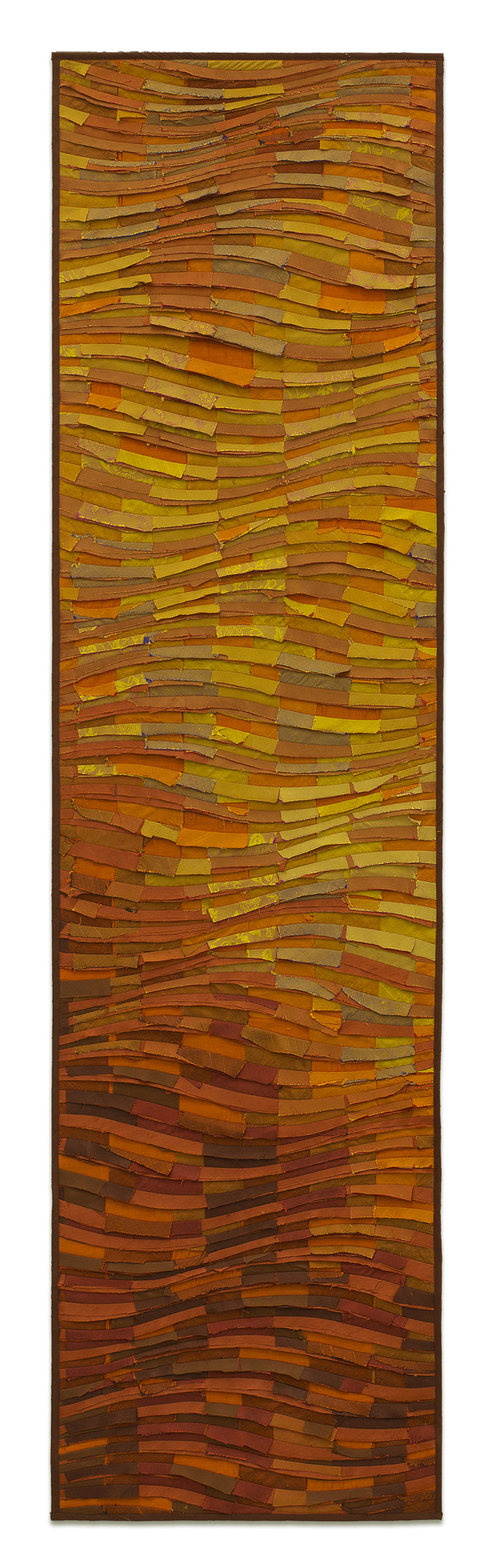 Tangerine Wave Banner by Tim Harding (Fiber Wall Hanging) | Artful Home