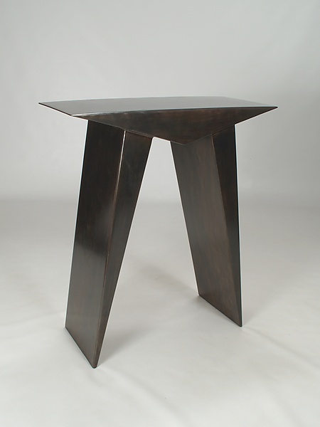 Straight Leg Table by Eric Reece (Metal Side Table) | Artful Home