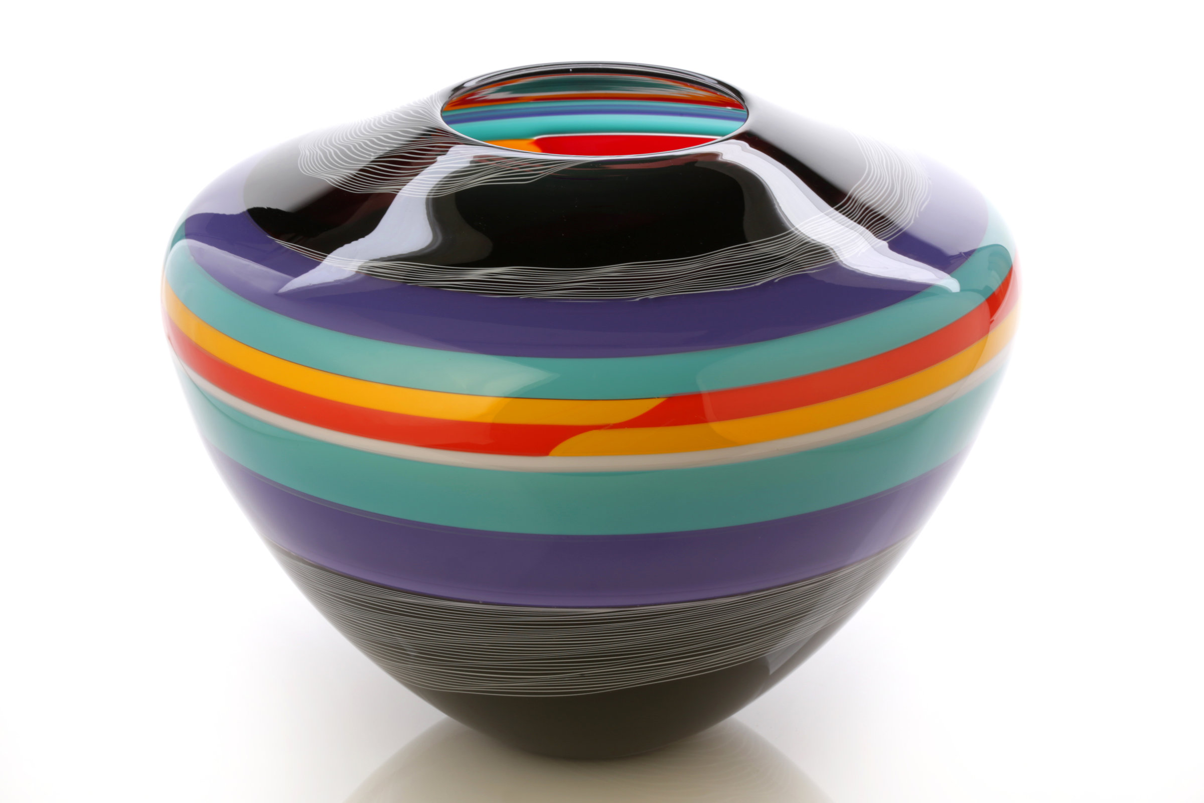 Rhapsody by Benjamin Silver (Art Glass Vase) | Artful Home